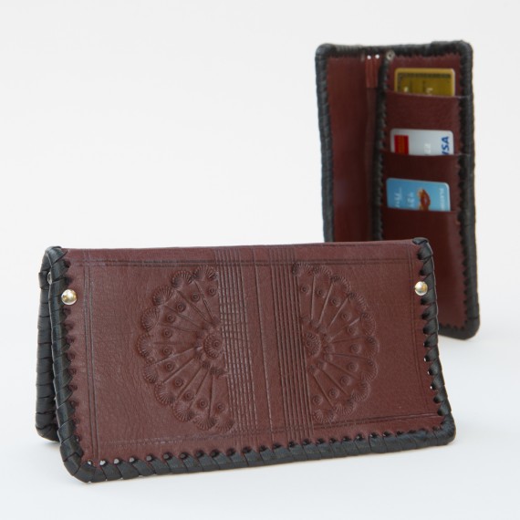 Western Handmade Long Wallet (SK-182) - Four Winds West